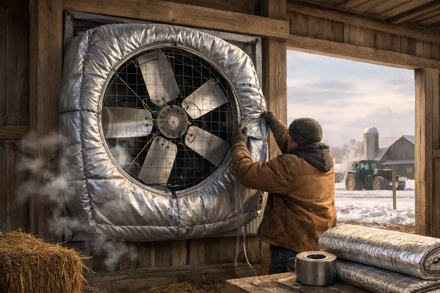 Fan Insulation in Winter: Stopping Invisible Heat Loss - Agrimesh